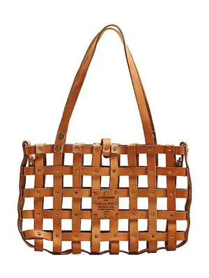 CAMPOMAGGI Valerie Woven Shoulder Bag - Natural