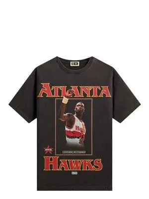 Kith Nba Allstar Atlanta Hawks Dikembe Mutombo Vintage Tee Shirt - Black
