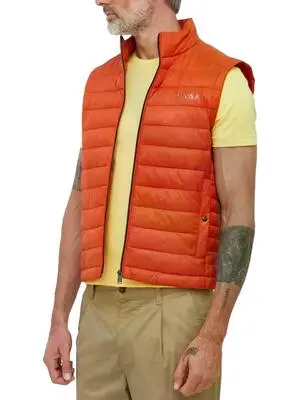 BOSS Quilted Zip-up Jacket - Orange