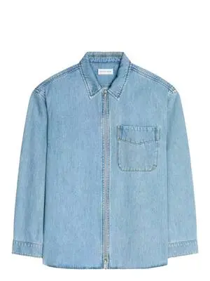 Dries Van Noten Zipped Shirt - Blue