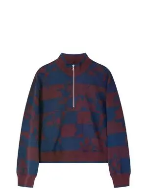 DRIES VAN NOTEN Printed Zipped Sweatshirt