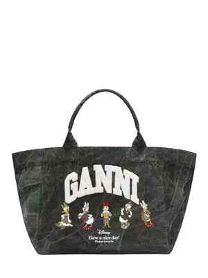 GANNI X Disney Graphic Tote Bag - Grey