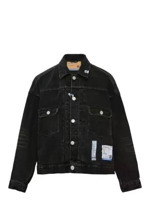 Mihara Yasuhiro Long-sleeve Denim Jacket - Black