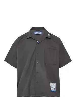 Mihara Yasuhiro Short-sleeve Oxford Shirt - Grey
