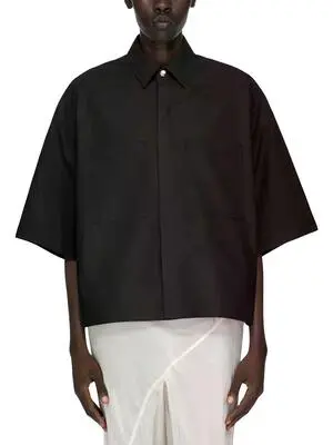 Rick Owens Pocketed Short-sleeves Shirt - Black