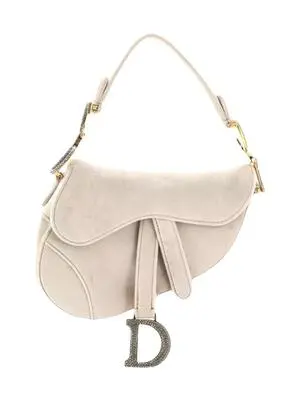 Dior Saddle Mini Shoulder Bag - Grey