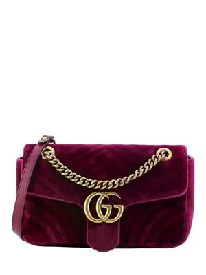 Gucci Gg Marmont Small Shoulder Bag - Purple