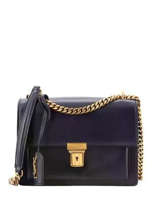 Saint Laurent High School Satchel Small - Blue