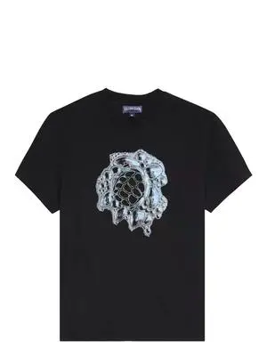 Vilebrequin Bubble Turtle 3d T-shirt - Black