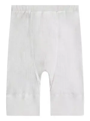 Dries Van Noten Cotton Knit Shorts - Grey