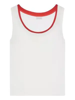 Dries Van Noten Cotton Tank Top - White