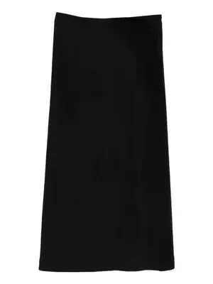 TOTEME Fluid Wrap Skirt - Black