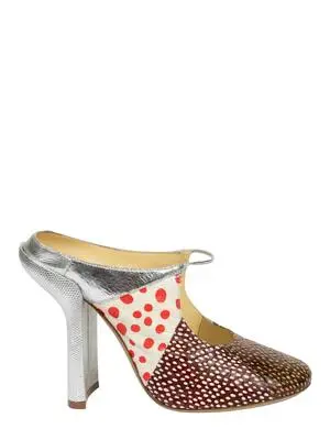 Dries Van Noten Heeled Mules - Silver