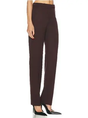 Alexander McQueen Straight Trouser - Oxblood