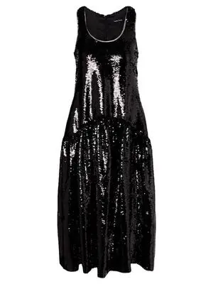 Simone Rocha Sequined Cocktail Dress - Black