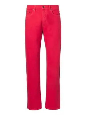 Versace Straight Jeans Red