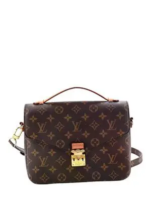 LOUIS VUITTON Pochette Metis Monogram Canvas Crossbody Bag - Brown
