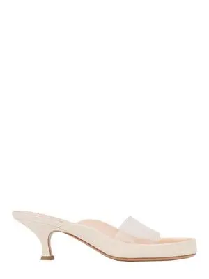 Chloé Junie Heeled Mule - Soft Ivory