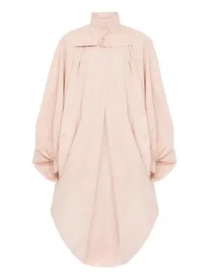 Chloé High-neck Cape Coat - Softy Pink