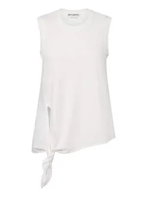 JW Anderson Cotton Jersey Tank Top - White