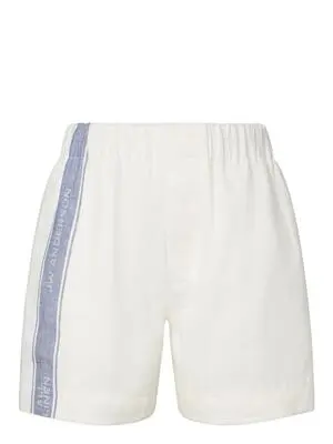 JW Anderson Linen Shorts - White