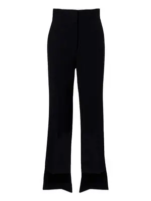 Khaite Rae High-rise Flared Pants - Black