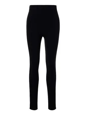 JIL SANDER High-rise Skinny Trousers - Black