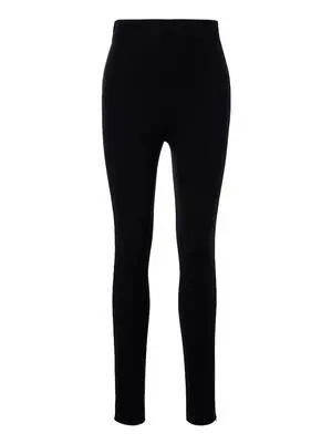JIL SANDER High-rise Skinny Trousers - Black