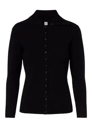 TOTEME Knitted Cardigan - Black