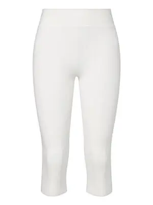 TOTEME Knitted Capri Leggings - White