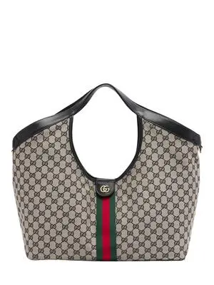 Gucci Large Gg Canvas Tote Bag - Multicoloured