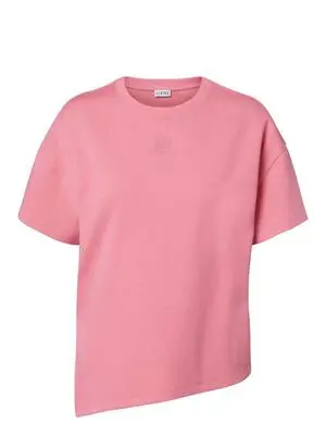 Loewe Anagram Cotton-blend Jersey T-shirt - Pink