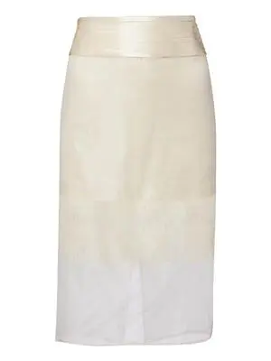 XU ZHI Lace-trimmed Midi Skirt - White