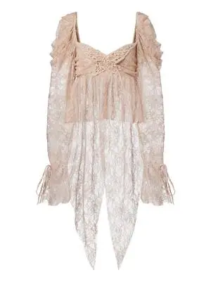 Blumarine Lace Blouse - Pink
