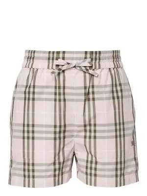 Burberry Check Cotton Shorts - Multicoloured