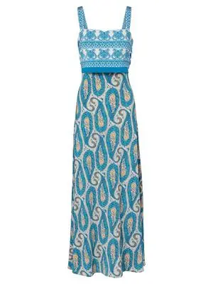 Etro Etro Paisley Maxi Dress Multicoloured