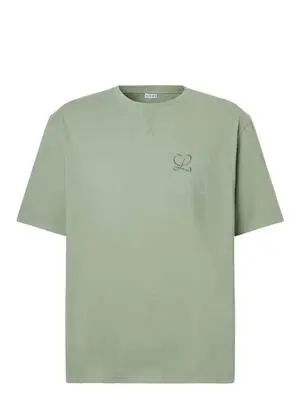 Loewe Anagram Cotton Jersey T-shirt - Green