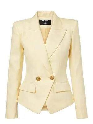 Balmain Double-breasted Blazer - Yellow