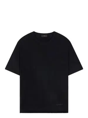 Alanui Fringed Embroidered T-shirt - Blue