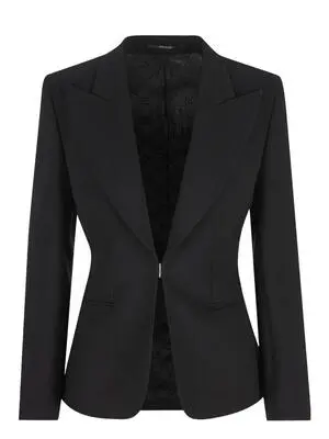Gucci Wool Single-breasted Jacket - Black
