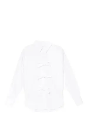 Comme Des Garçons Bow Detail Shirt - White