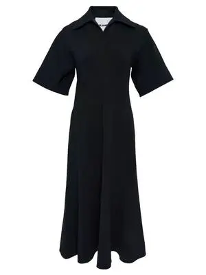 JIL SANDER Short-sleeve Dress - Black