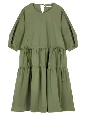 STUDIO TOMBOY Drawstring Detail Dress - Green