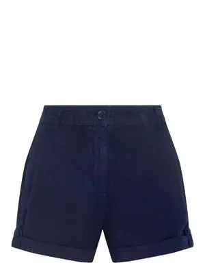 Vilebrequin Linen Bermuda Shorts - Blue