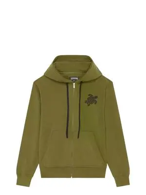 Vilebrequin Embroidered Zip-up Hoodie - Green