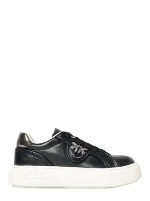 Pinko Lace-up Sneakers - Black