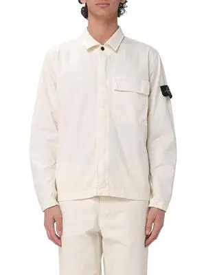 Stone Island Twill Overshirt - Beige