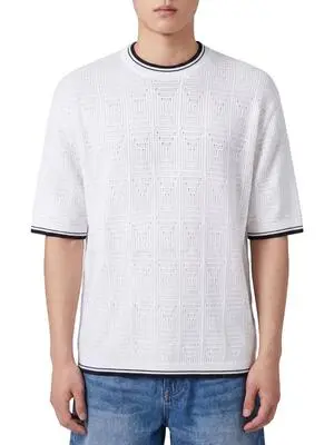 LANEUS Basic Cotton T-shirt White