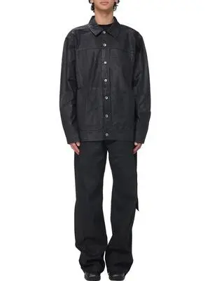 Rick Owens Jumbo Worker Denim Jacket - Black