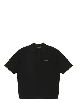 ENTIRE STUDIOS Short-sleeve Club Polo - Black